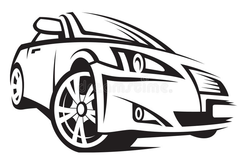 Vector car 4 stock vector. Illustration of speed, elegant - 2971369