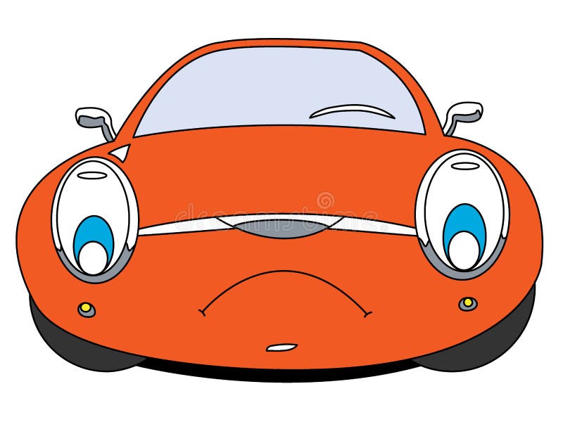 Car smile stock vector. Illustration of transportation - 4388790