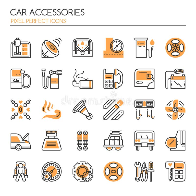Car Engine Accessories Stock Illustrations – 991 Car Engine Accessories ...