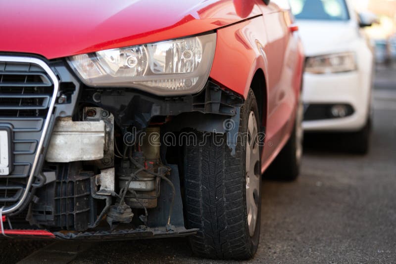 Car accident stock image. Image of damage, engine, broken - 235008333