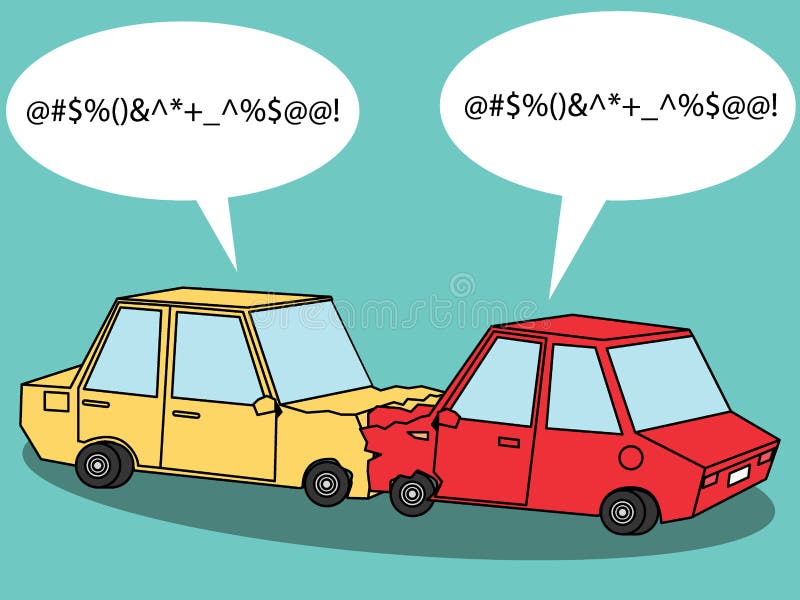 Two Cars Bumping Road Stock Illustrations – 6 Two Cars Bumping Road ...