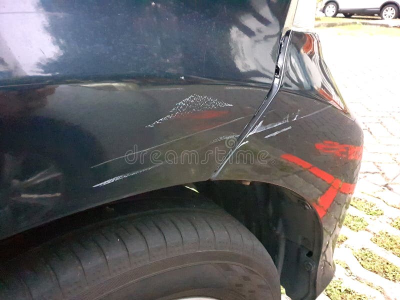 Car accident damage stock image. Image of crash, paintwork - 329112363