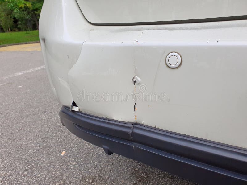 Car accident damage stock photo. Image of crash, rust - 308779200