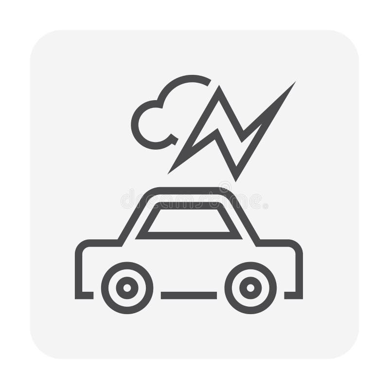 Car accident icon stock vector. Illustration of emergency - 169355801