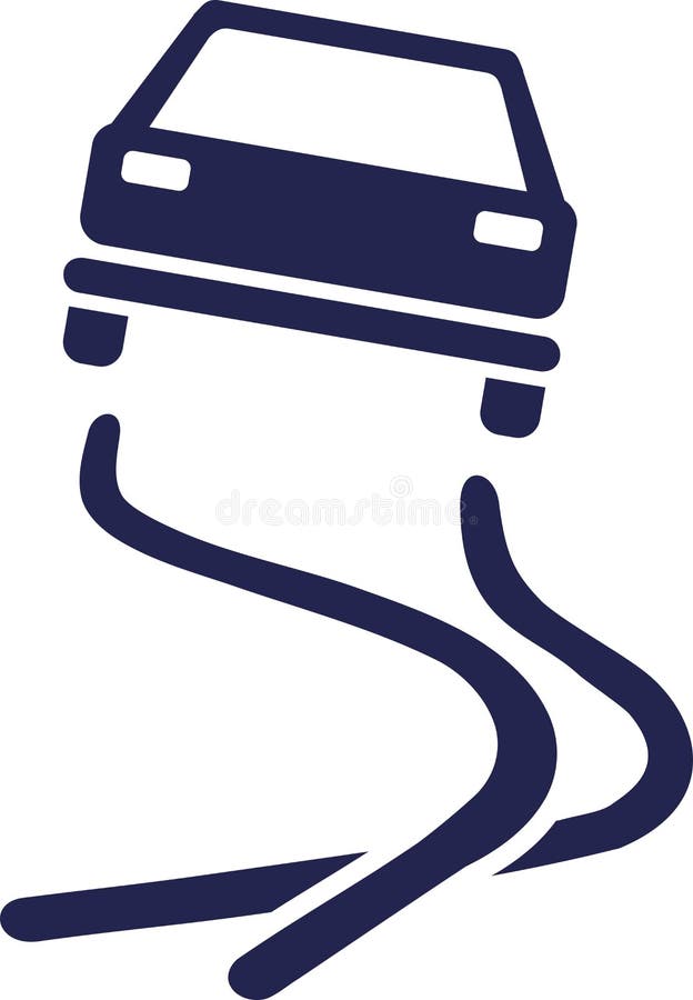 Car Accident - Out of Control Stock Vector - Illustration of controll ...