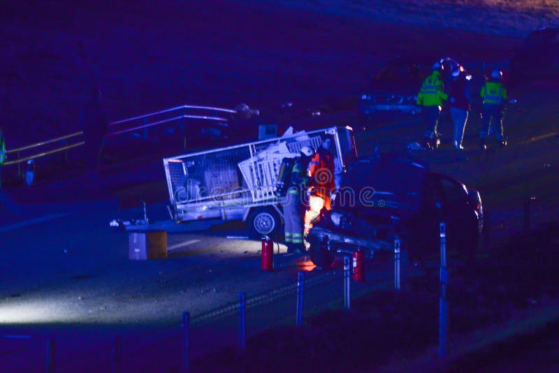 Accident at night stock photo. Image of accident, insurance - 89906826