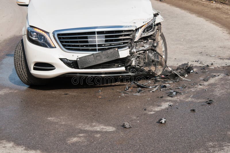 Car in an accident stock image. Image of scrap, injury - 67104785