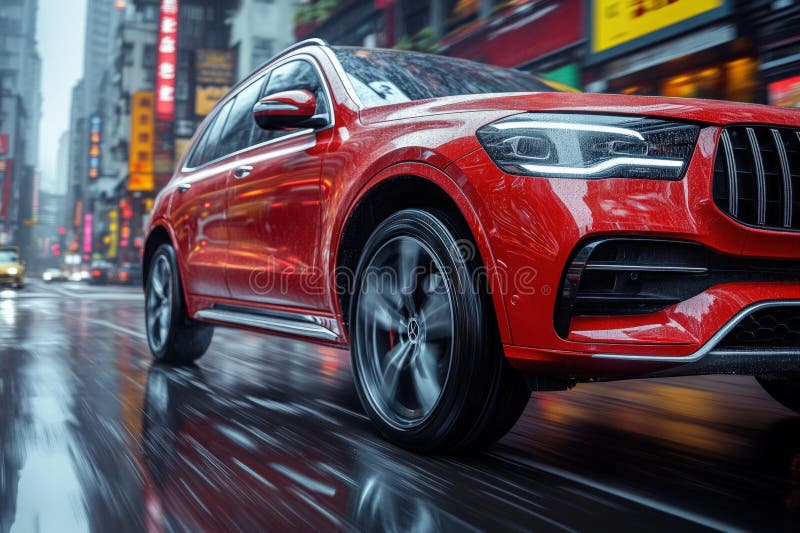 Car Advertisement Billboard Modern Sleek Automotive Theme Stock Photos ...