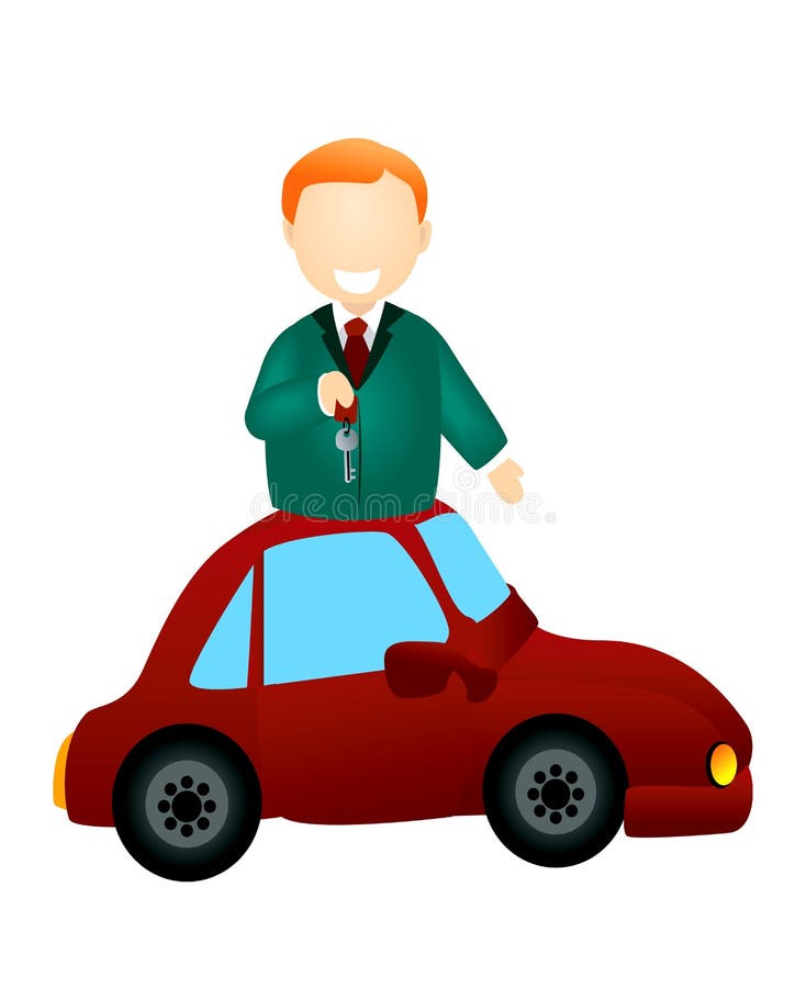 Car man stock illustration. Illustration of motor, automobiles - 1007194