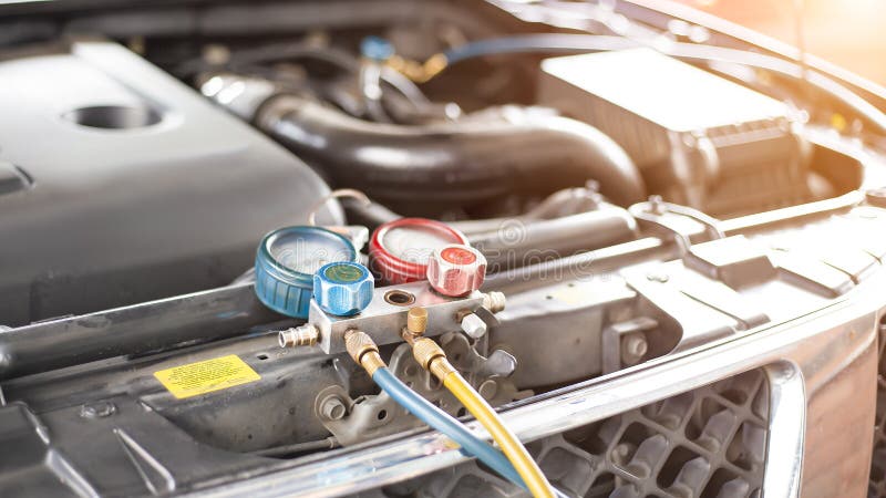 Car Air Conditioner Check Service, Leak Detection, Fill Refrigerant ...
