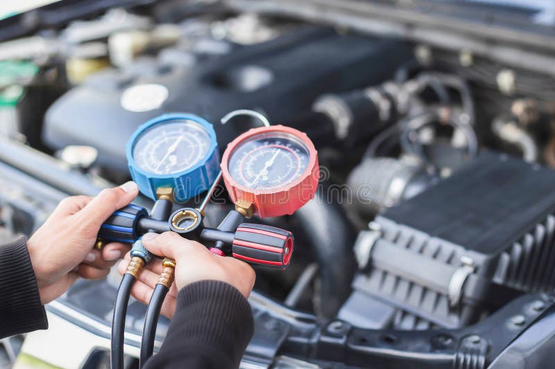 Car Air Conditioner Check Service, Leak Detection, Fill Refrigerant ...