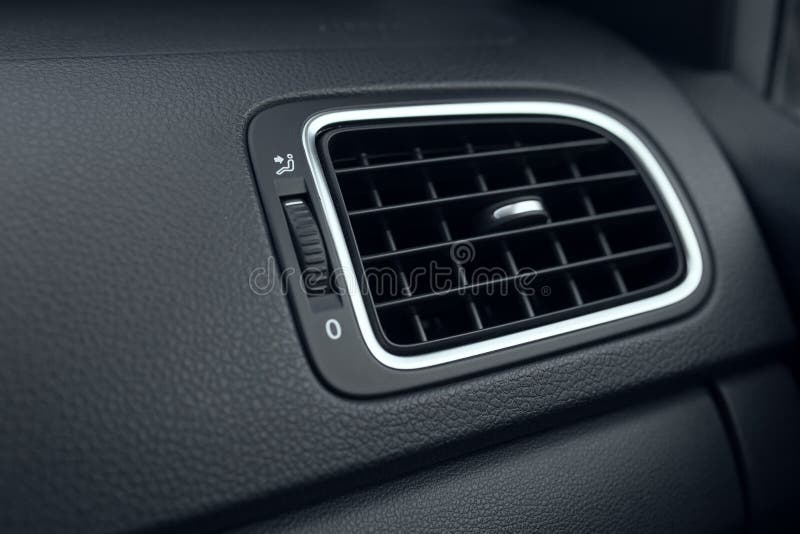 Car Air Conditioning. the Air Flow Inside the Car Stock Image - Image ...
