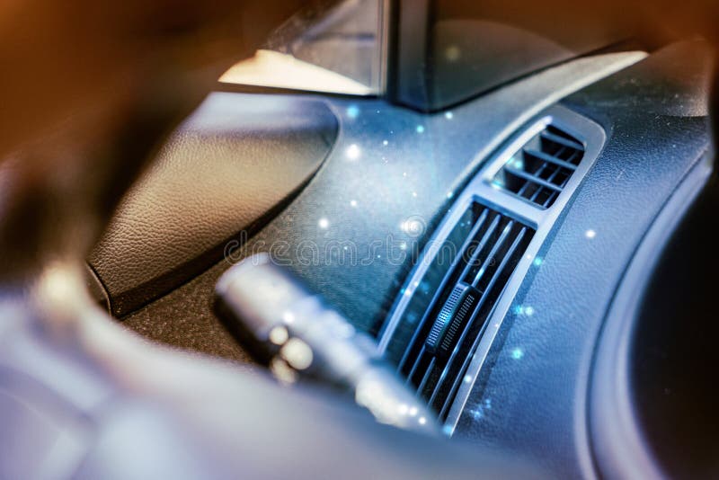 Car Air Conditioning. Auto Climate Condition. Vehicle Vent Interior for ...
