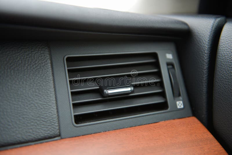 Car Air Conditioning. the Air Flow Inside the Car Stock Photo - Image ...
