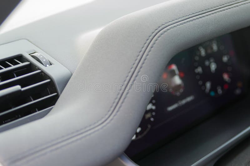 Car Air Conditioning. the Air Flow Inside the Car Stock Photo - Image ...