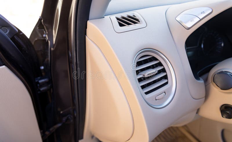 Car Air Conditioning. the Air Flow Inside the Car. Car Ventilation ...