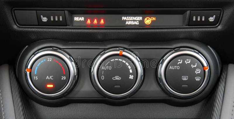 Car Air cooling control stock image. Image of conditioning - 107206237