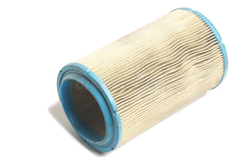 Car Air Filter that Has Been Used Stock Photo - Image of grungy ...