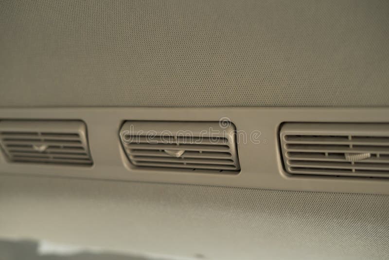 Car Air Grille, Fresh Air is Coming Out Air Conductor Car Stock Photo ...