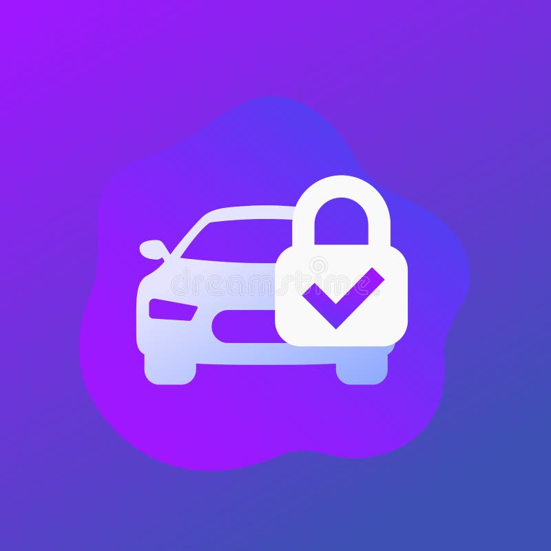 Car Alarm Icon, Vector Sign Stock Vector - Illustration of isolated ...