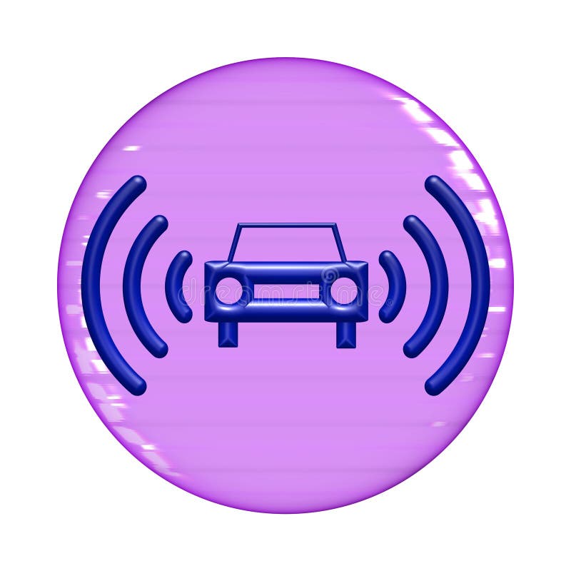 Car alarm web button stock vector. Illustration of infrared - 8444048