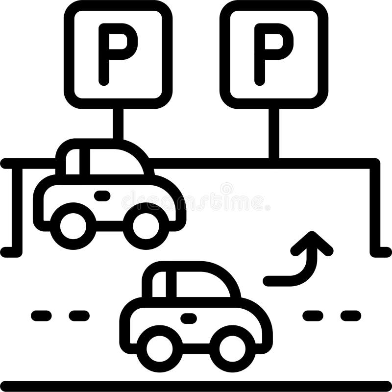 Car Alignment Guide Vector Icon Stock Vector - Illustration of marker ...