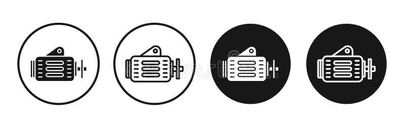 Car Alternator Icon Vector Set on White Background Stock Vector ...