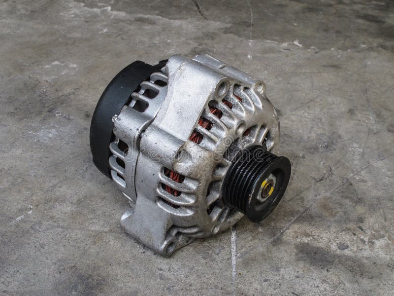 Car alternator stock photo. Image of electricity, charge - 64528628