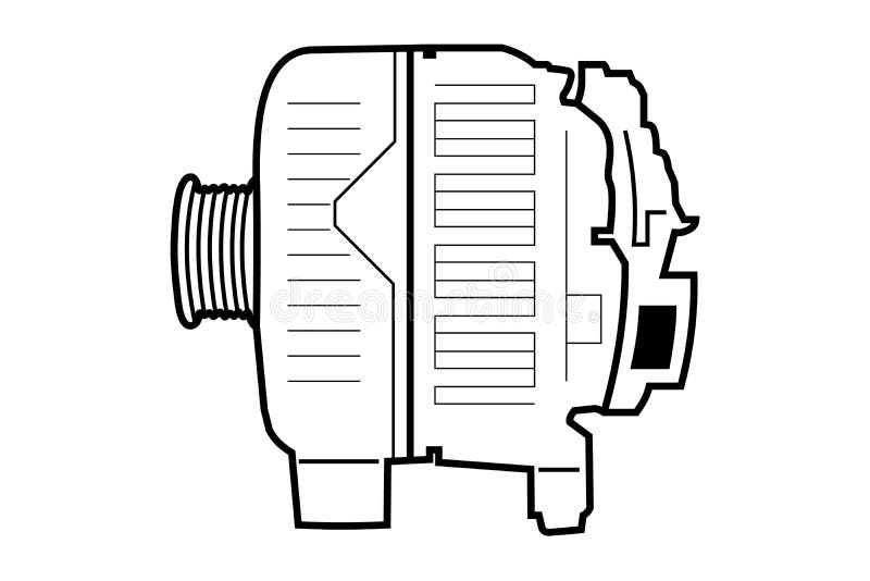 Alternator Automobile Stock Illustrations – 678 Alternator Automobile ...
