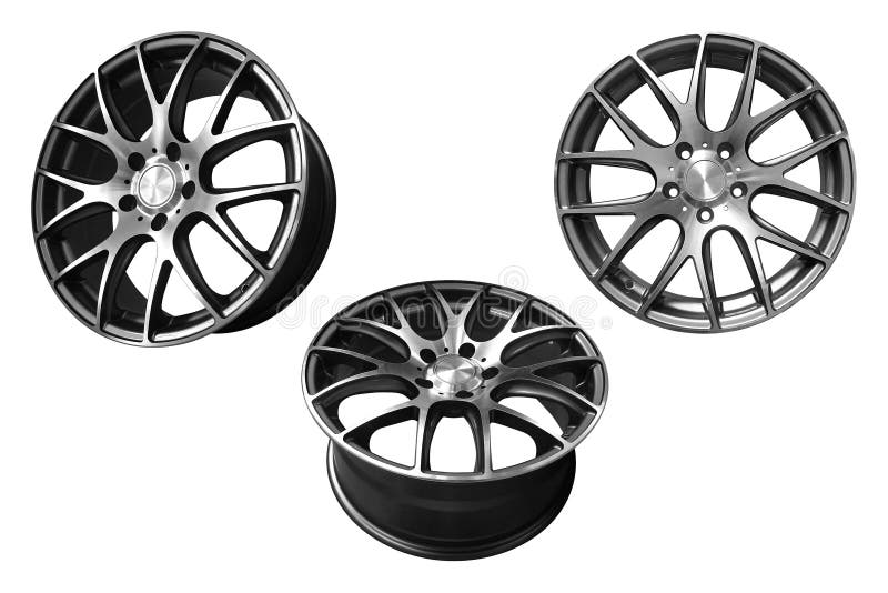 Titanium Crhome Car Rim Texture Isolated Stock Photo - Image of ...