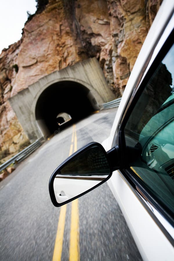 Car approaching tunnel stock photo. Image of holiday, street - 5202080