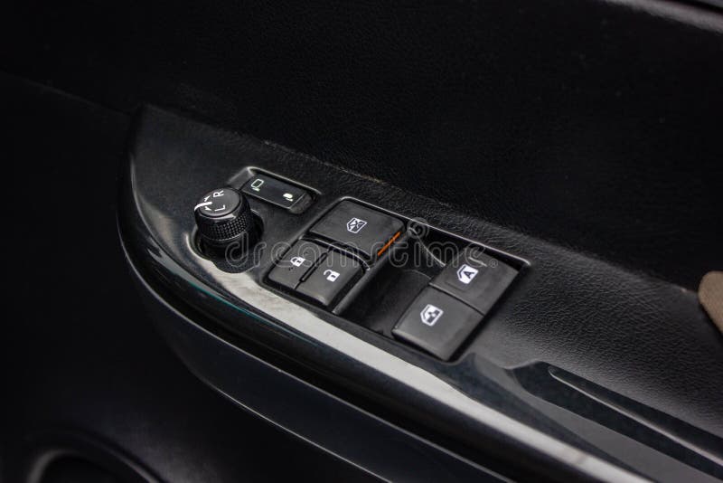 Car Arm Rest with Control Panel. Door Lock & Mirror Control. Window ...