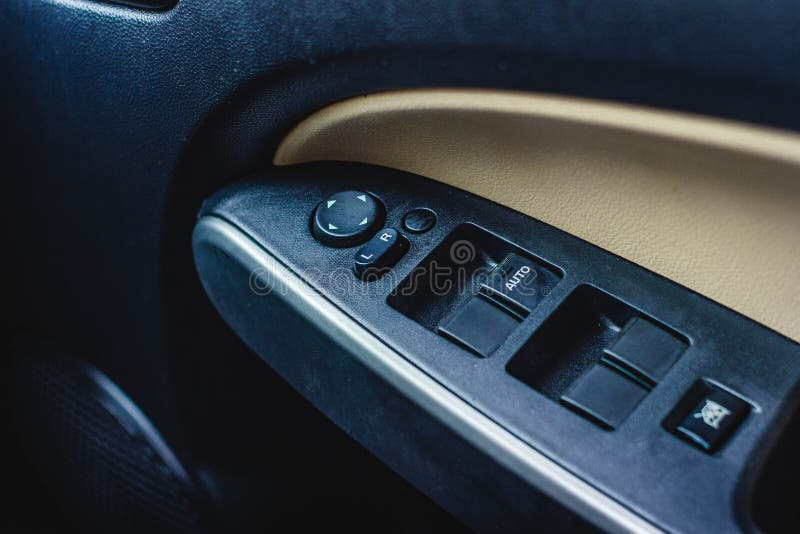 Car Arm Rest with Control Panel. Door Lock & Mirror Control. Window ...