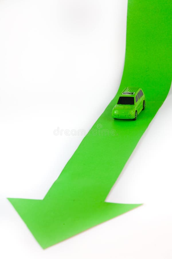 Car and arrow stock photo. Image of parked, road, selective - 21181334