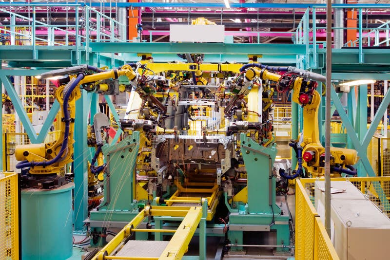 Car assembly line stock photo. Image of auto, industry - 46458206