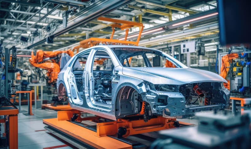 Car Assembly Process: from Factory To Finished Product Stock ...