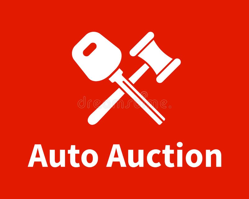 Car Auction Logo Design stock illustration. Illustration of color ...