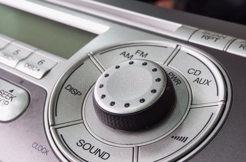 Car audio front panel stock image. Image of sound, audio - 82018161