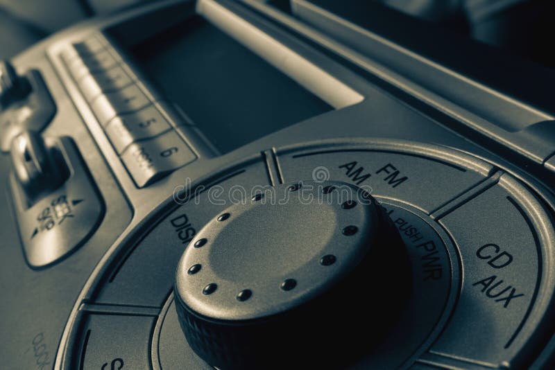 Car audio front panel stock photo. Image of technology - 76219602