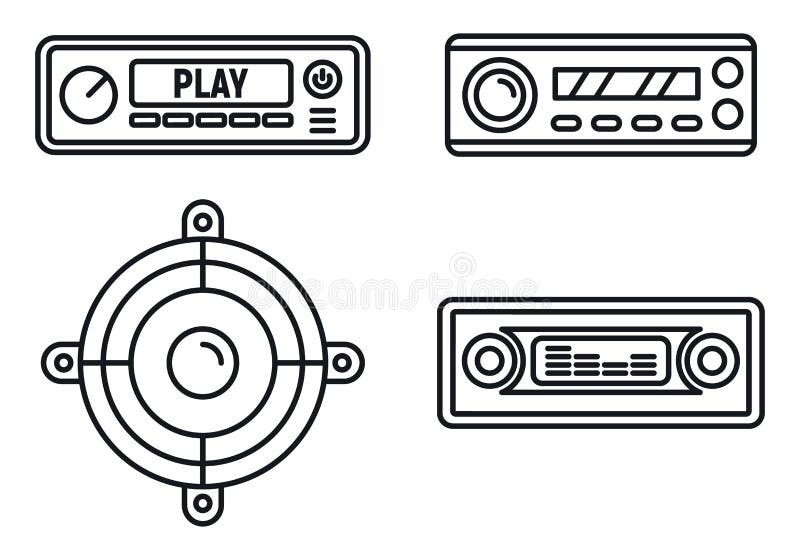 Car Audio Icons Stock Illustrations – 699 Car Audio Icons Stock ...