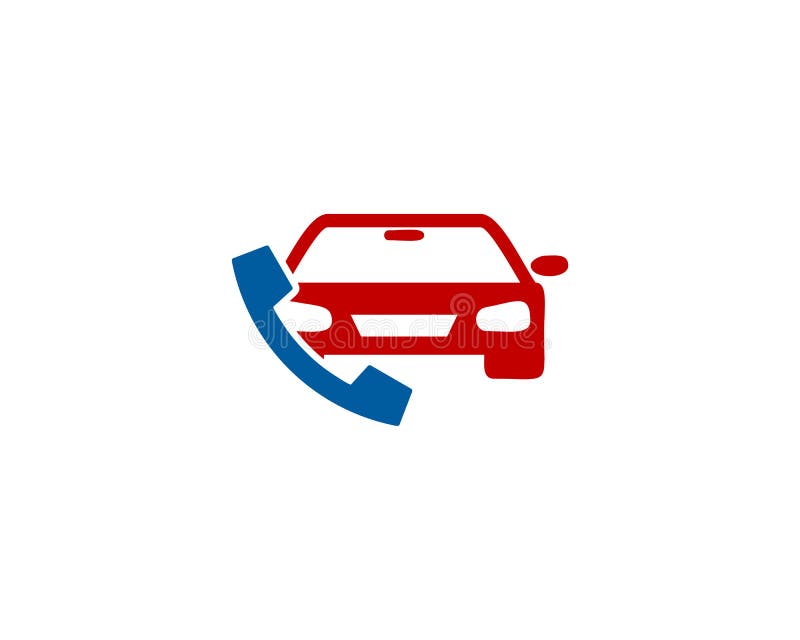 Car Auto Call Icon Logo Design Element Stock Vector - Illustration of ...