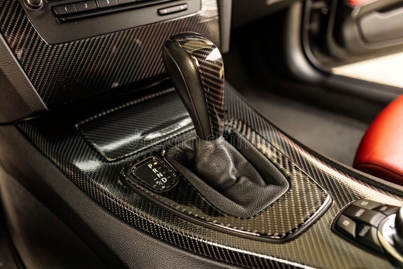 Car Automatic shift lever stock photo. Image of gearstick - 266109982
