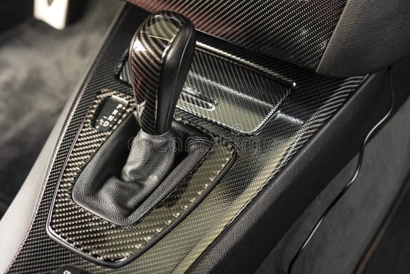 Car Automatic shift lever stock image. Image of forward - 261259279