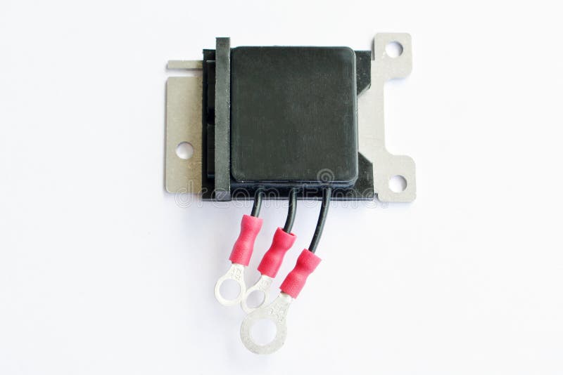 Car Automatic Voltage Regulator Isolated Stock Photo - Image of ...