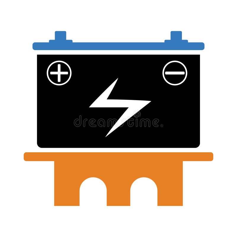 Car Battery, Battery, Storage Battery, Car Acid Battery Icon Stock ...