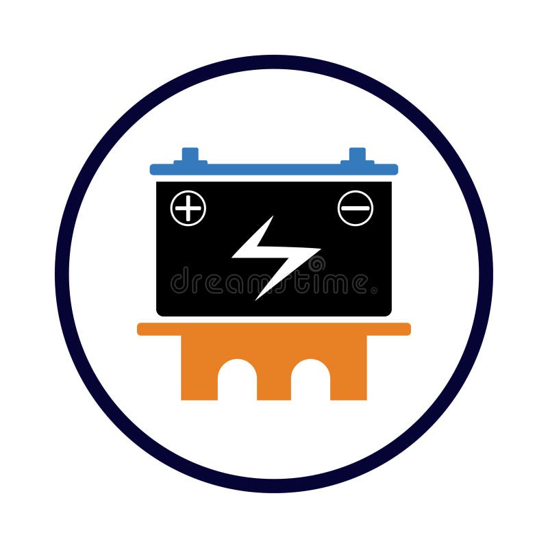 Car Battery, Battery, Storage Battery, Car Acid Battery Icon Stock ...