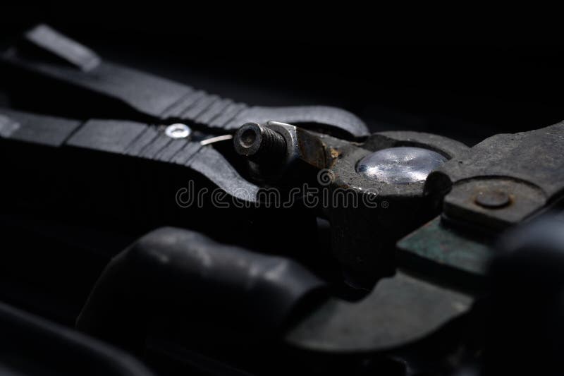 Car Battery Terminals Detailed Photo 2024 Stock Image - Image of ...
