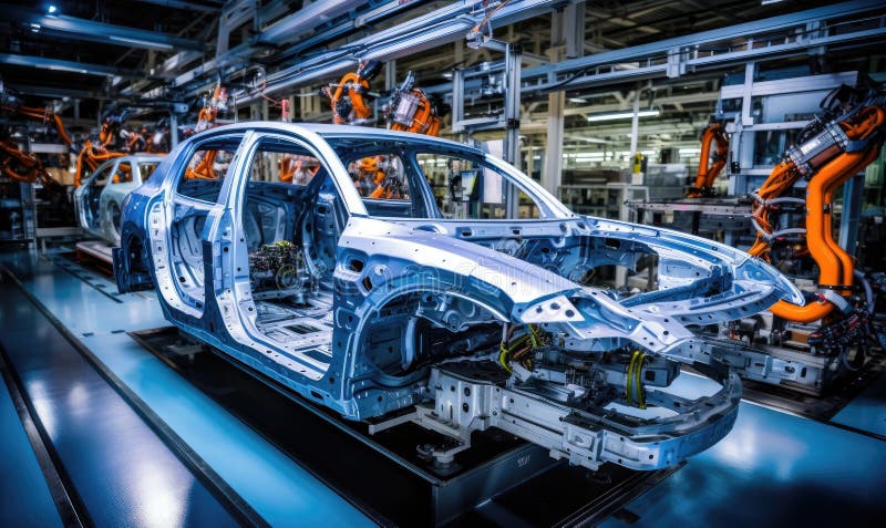 Car Assembly Process Revealing Precision, Efficiency, and Innovation ...