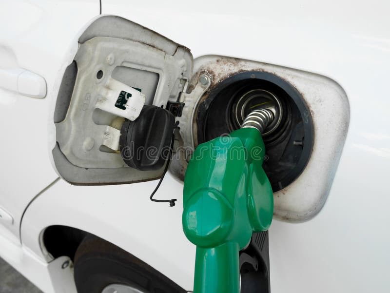 A car being refueled stock image. Image of stand, energy - 142226523