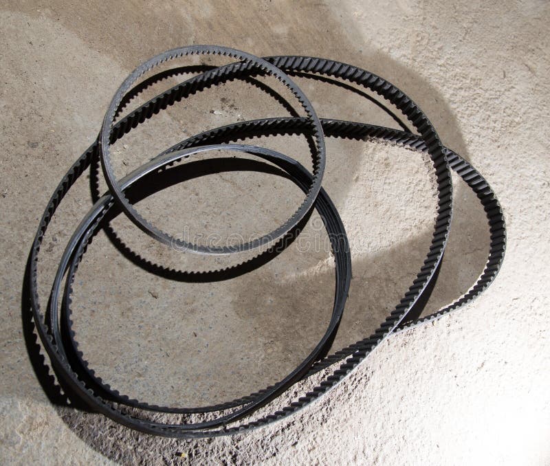 Car belts stock photo. Image of caoutchouc, sling, black - 105536130